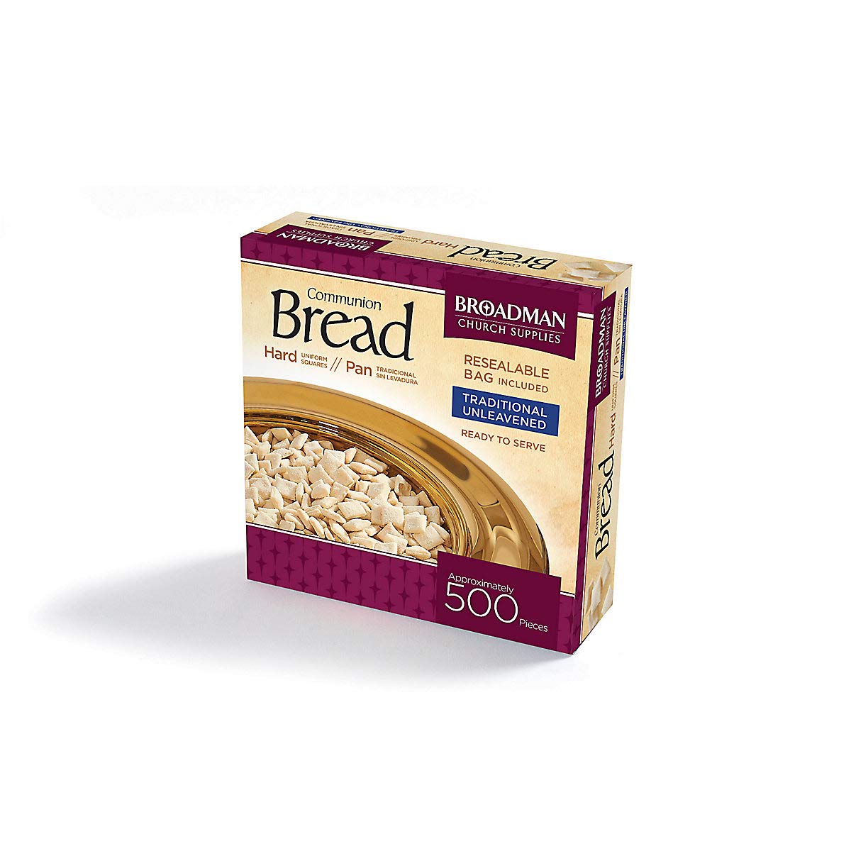 Communion - Hard Unleavened Bread, 500 Pieces – Spirit Filled Christian ...