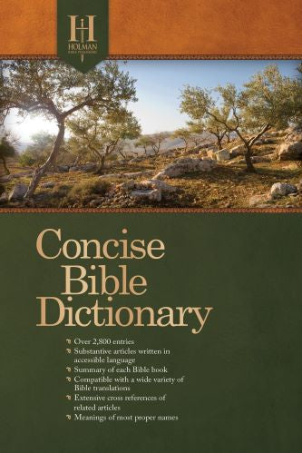 Concise Bible Dictionary – Spirit Filled Christian Bookstore